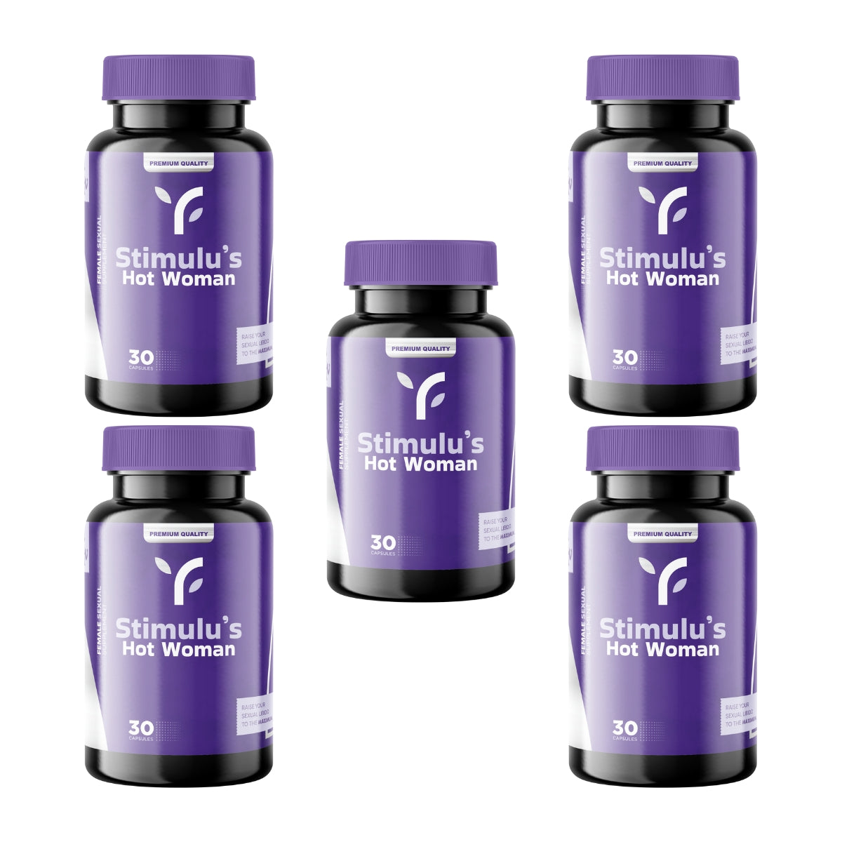 5 Stimulus Hot Woman - Estimulante Feminino (30 cápsulas)